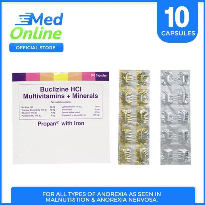 Propan with Iron capsules 10's health product | Lazada PH