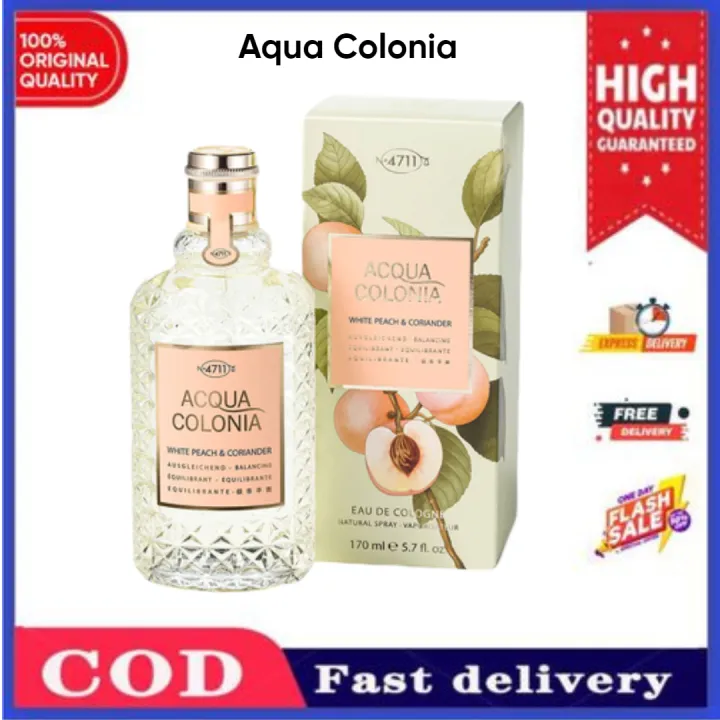 4711 Acquaa Colonia White Peach & Coriander Eau de Cologne | Lazada PH