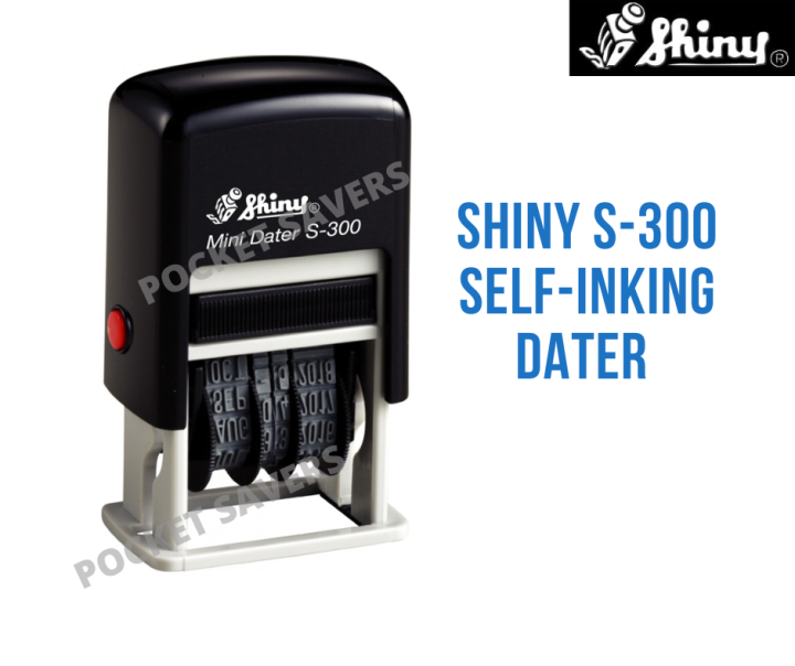 SHINY Self-Inking Mini Dater S-300 Stamp (Stamping, Date, Ink) | Lazada PH