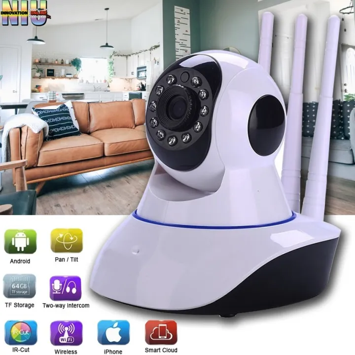 V380+ with 3 Antenna Wireless Camera Security CCTV Camera | Lazada PH