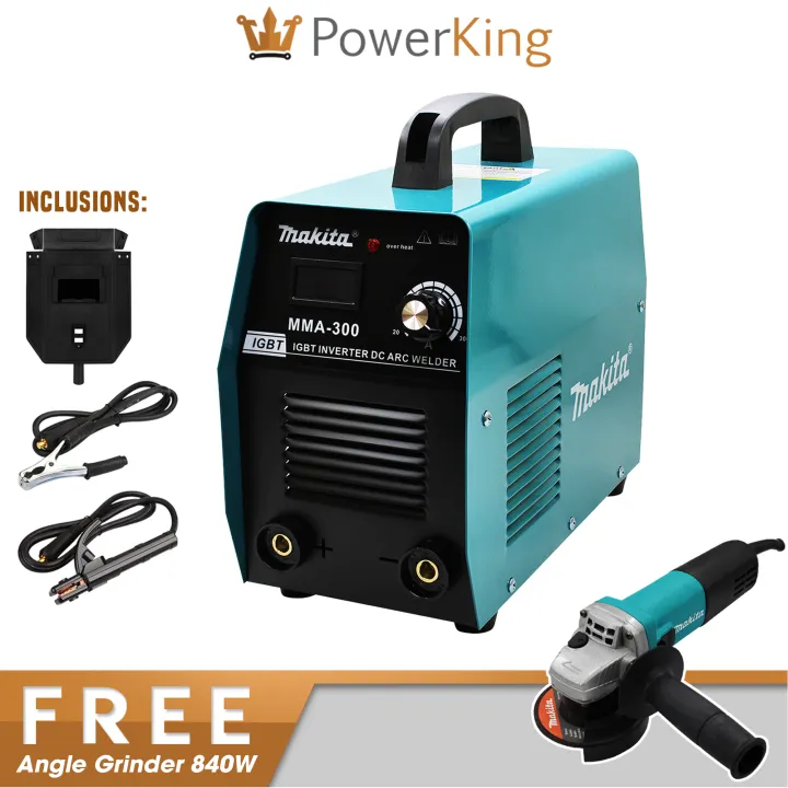 MK MMA-300(A) Welding Machine ( FREE MK 9556HN Angle Grinder ) | Lazada PH