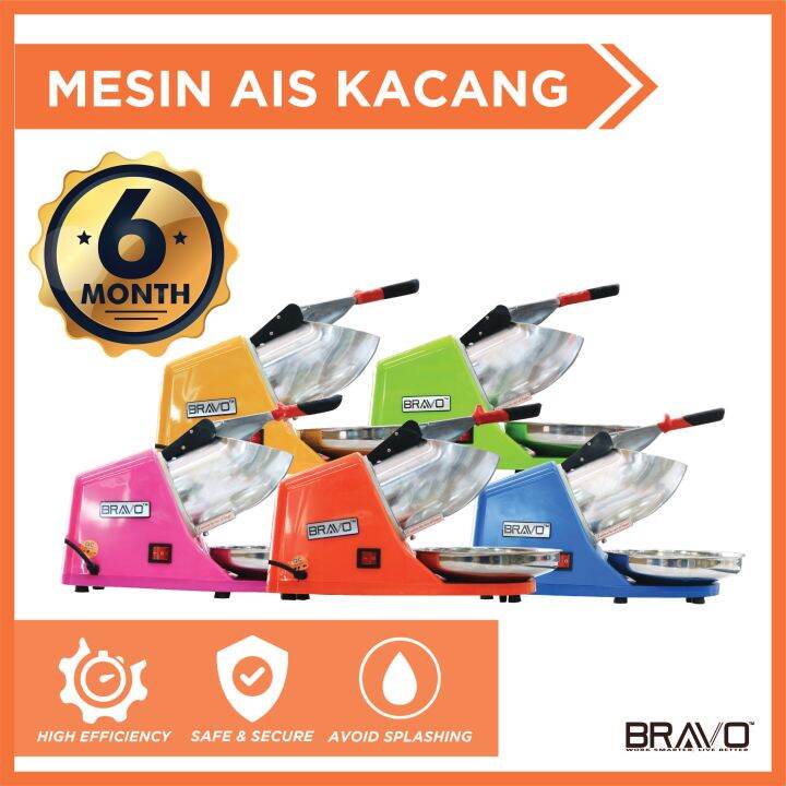 BRAVO Mesin Ais Kacang Ice Crusher Ice Shaver Mesin Air Batu ABC Mesin ...