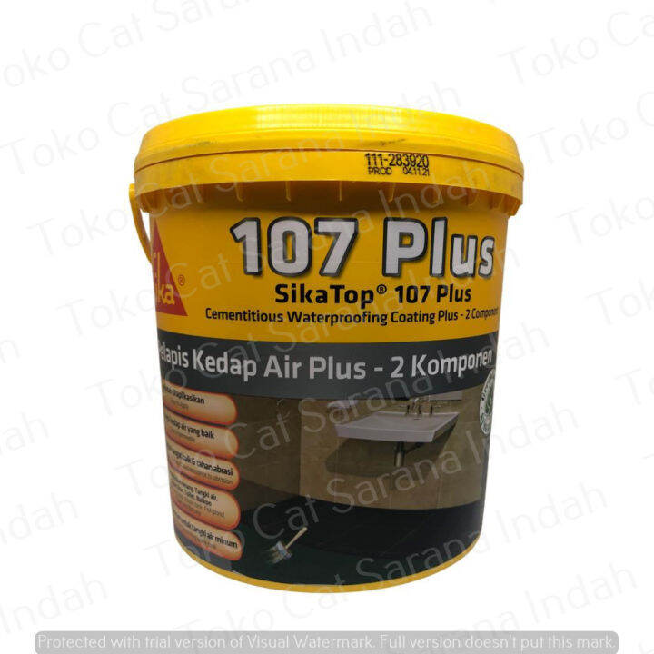 Sika Top 107 Plus 4 kg Pelapis Anti Bocor 2 Komponen Water Proofing SIKA SIKATOP SIKA TOP 107 ...