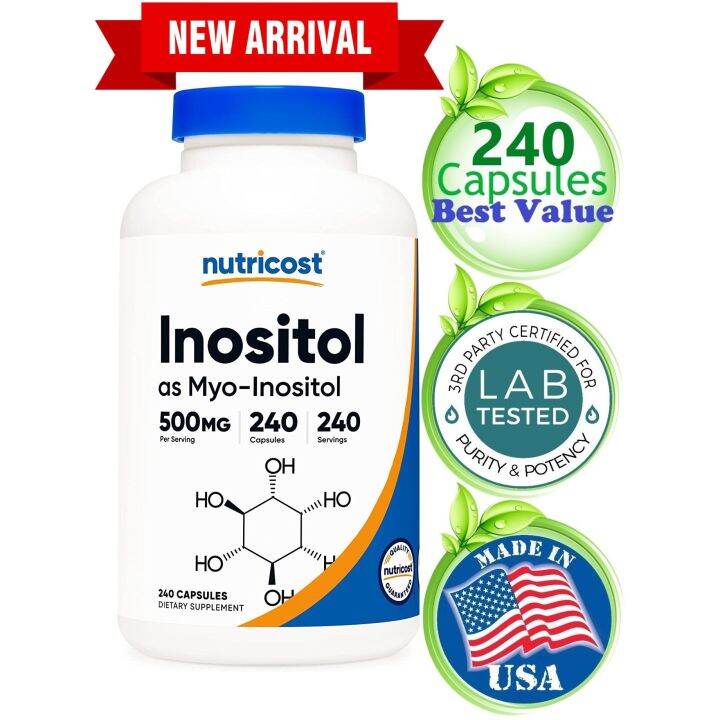 Myo Inositol 240 Caps Superior Absorption for Cellular Health, Healthy ...