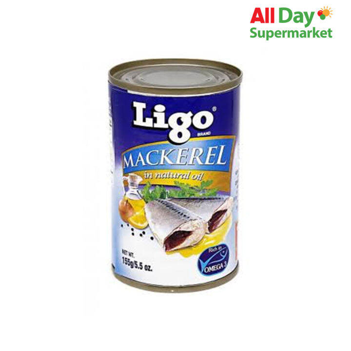 Ligo Mackerel In Natural Oil 155G | Lazada PH