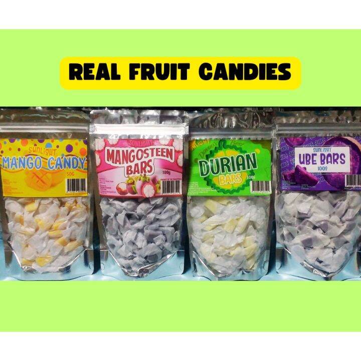 DURIAN BARS MANGOSTEEN UBE CANDY made from Davao | Lazada PH