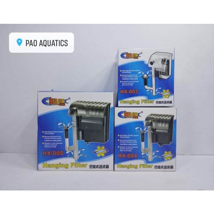 Sea Star hanging filter HX-003 3.5w, HX-004 4.5w, HX-005 6.5w | Lazada PH