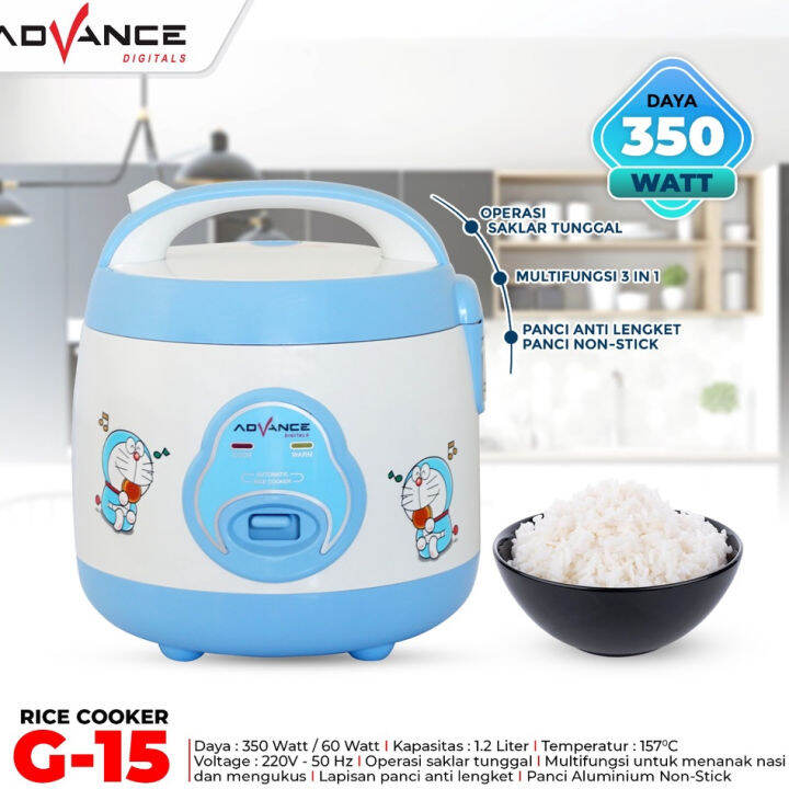 Magic com Kecil 1.2 Liter Rice Cooker Magic Com Penanak Nasi Advance G ...