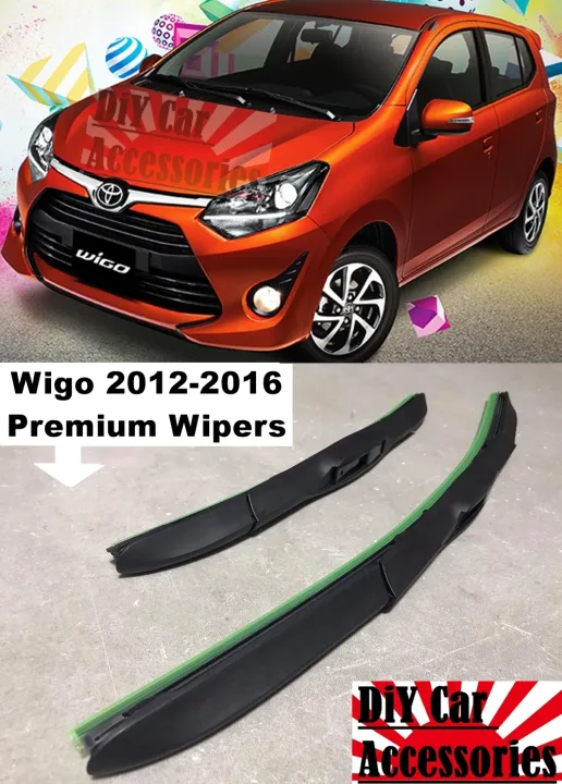 Toyota Wigo Premium OEM Wiper Blade Pair (2017-2020) | Lazada PH
