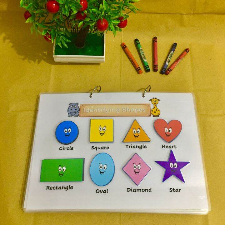 Shapes Detachable (Velcro) Fully Laminated Learning Materials | Lazada PH