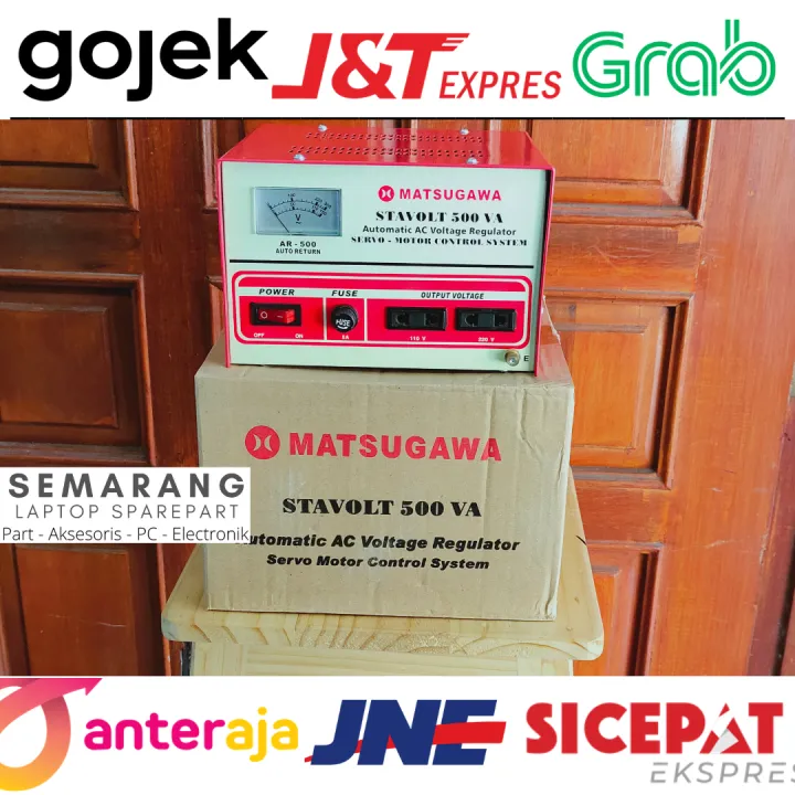 STAVOLT MATSUGAWA 500VA Stabilizer Motor 500 Watt Ac Digital Voltage ...