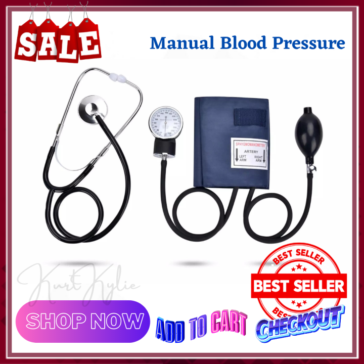 Original Sphygmomanometer Blood Pressure Measure Device Kit Cuff ...