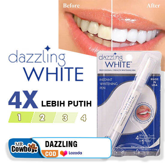 [ LANGSUNG PUTIH ] Pemutih Gigi Kuning Berkerak Dazzling - Whitening Teeth Gel Pen SNAPON Instan ...