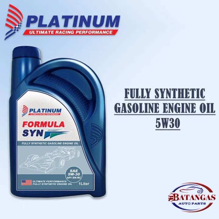 PLATINUM FORMULA SYN FULLY SYNTHETIC GASOLINE ENGINE OIL 1L SAE 5W-30 ...