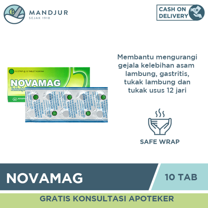 Novamag 10 Tablet - Obat Sakit Maag dan Asam Lambung | Lazada Indonesia