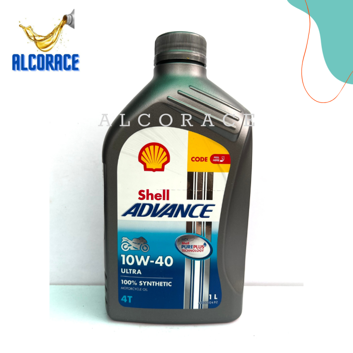 Nhớt Shell Advance Ultra 10w40 100% tổng hợp 1L dành cho xe số, côn tay ...