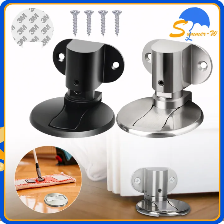 Stainless Penahan Pintu Adjustable Door Stopper Magnetic Penahan Pintu ...