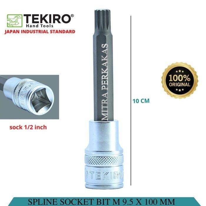 Mata Sock Spline Bit 1/2inch Panjang 9.5 x 10cm Tekiro | Lazada Indonesia