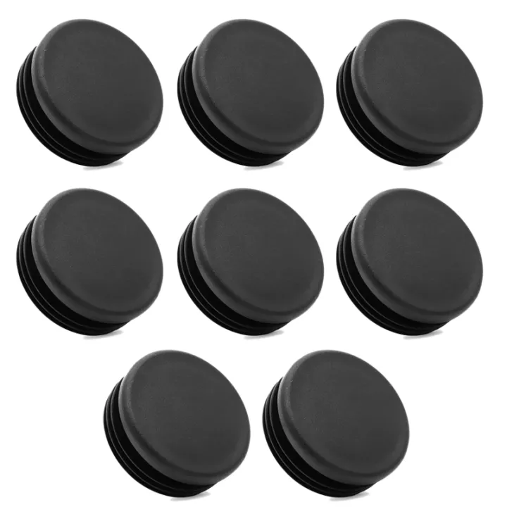 2" Round Tubing Plastic Plug End Cap 2 Inch Post Insert Hole Tube Pipe ...