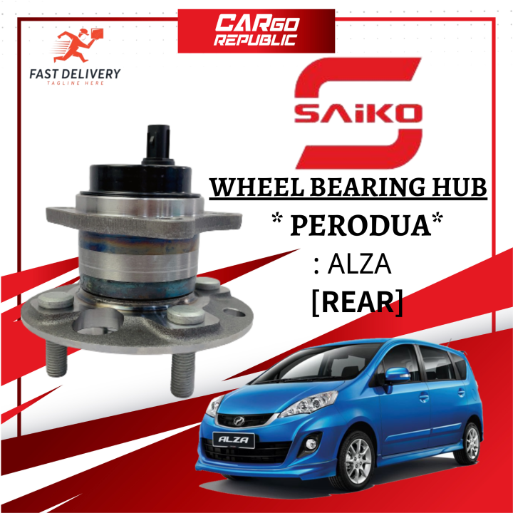 Perodua Alza Rear (Belakang) Saiko Wheel Bearing hub 100% Original | Lazada