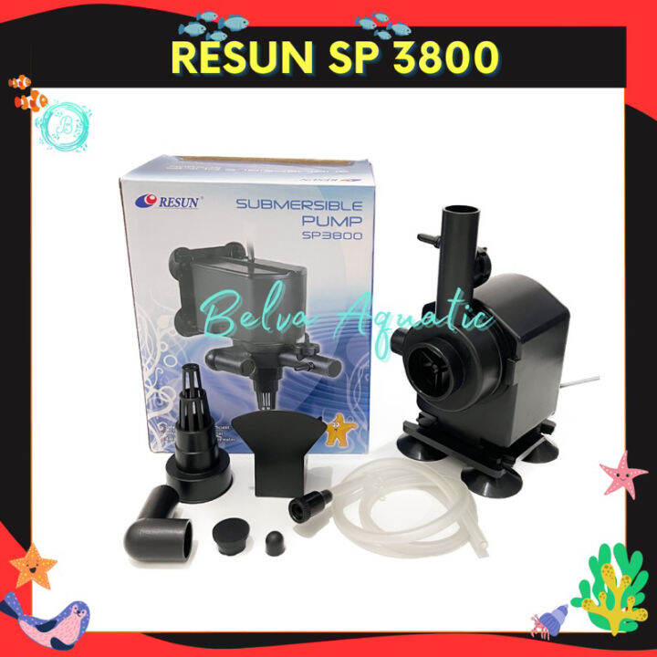 Resun SP-3800 Resun SP 3800 Pompa Aquarium Pompa Celup Aquarium Pompa Hidroponik Pompa Kolam ...