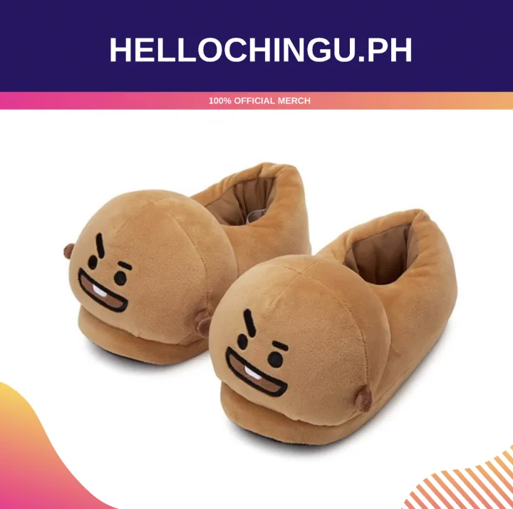 BT21 Plush Doll Slippers SHOOKY | HELLOCHINGU | Lazada PH