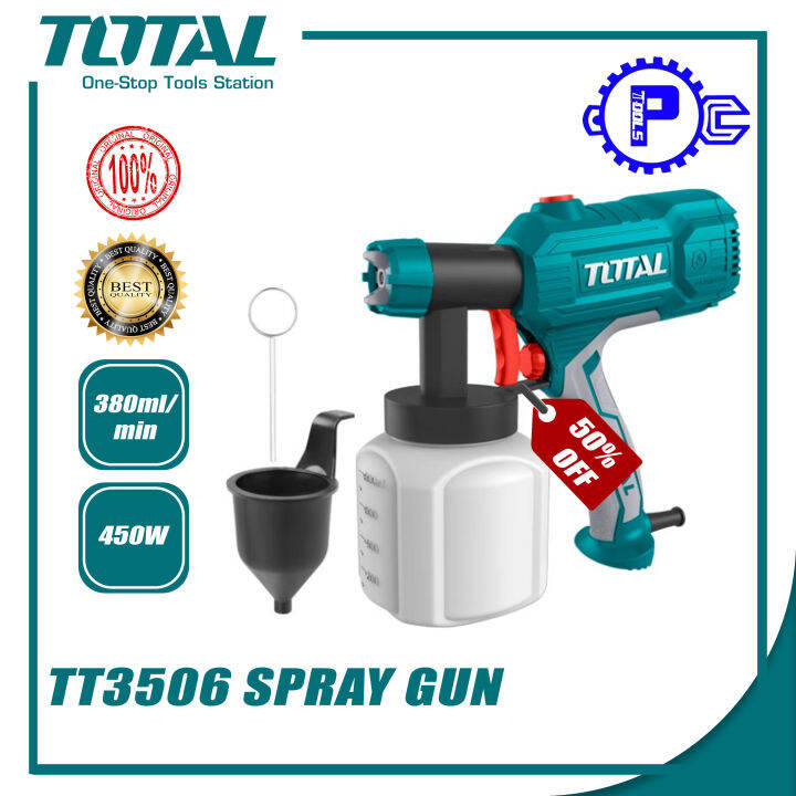 TOTAL TT3506 SPRAY GUN 450W | Lazada PH