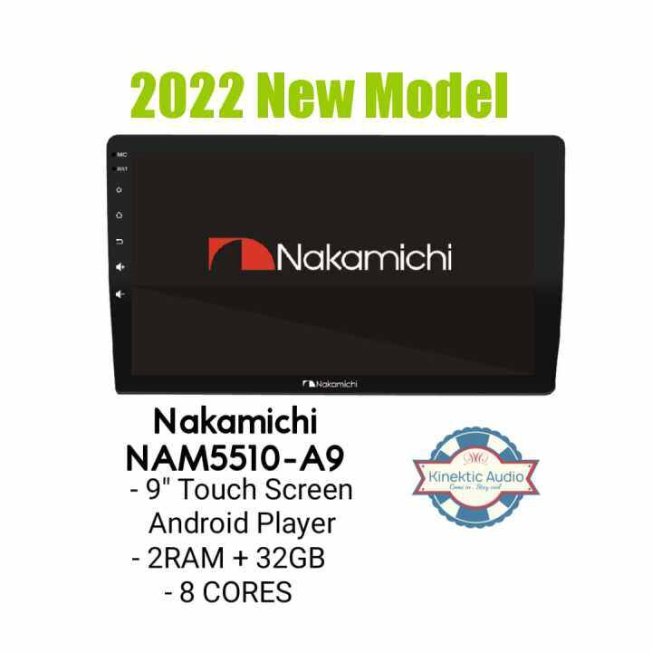 Nakamichi NAM5510-A9 - Car audio player / 9" Touch Screen Android ...