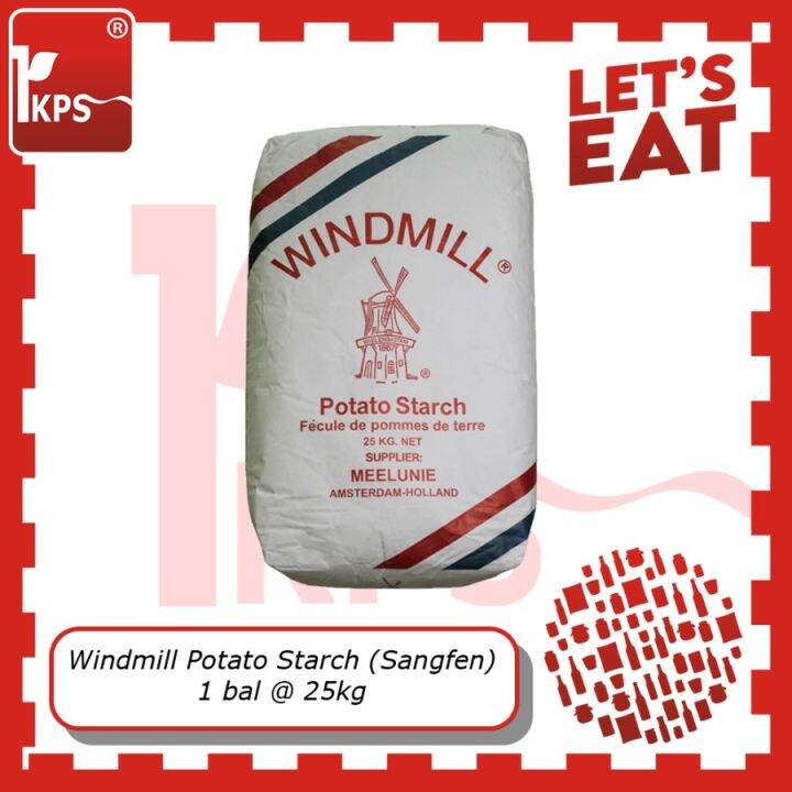 Potato Starch "Windmill" / Sangfen / Tepung Kentang 25Kg | Lazada Indonesia
