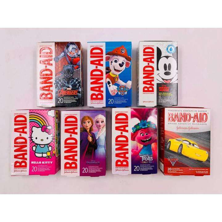 Band Aid Brand Character Adhesive Bandages for Minor Cuts & Scrapes ...