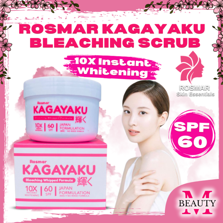Rosmar bleaching whipped scrub whitening scrub with spf 60 pimple marks ...