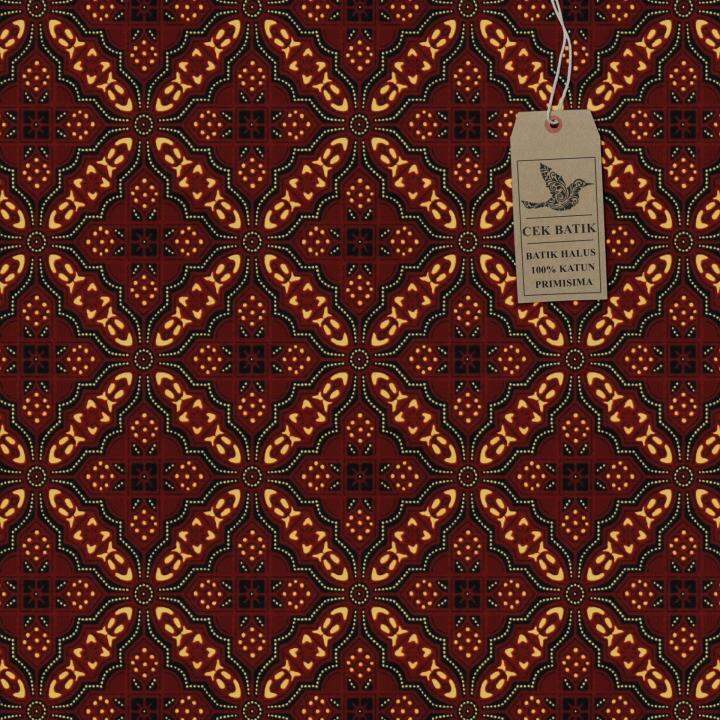 kain batik - Motif Batik Sogan Classic (Ukuran 2 Meter Lebih) | Lazada ...