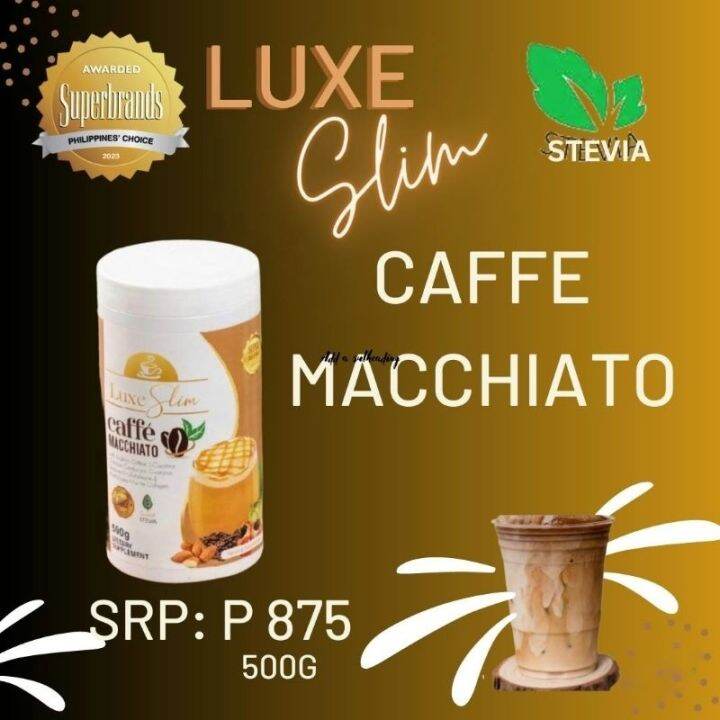 Luxe Slim Caffe Macchiato Half Kilo Jar OR Caffe Turmerico Kilo Pouch ...