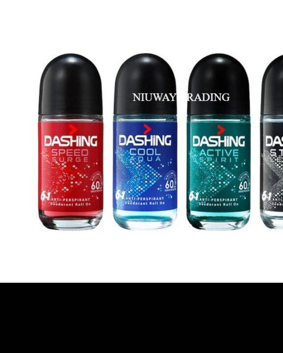 DASHING ROLL -ON DEODORANT BOTTLE GLASS 50ML | Lazada