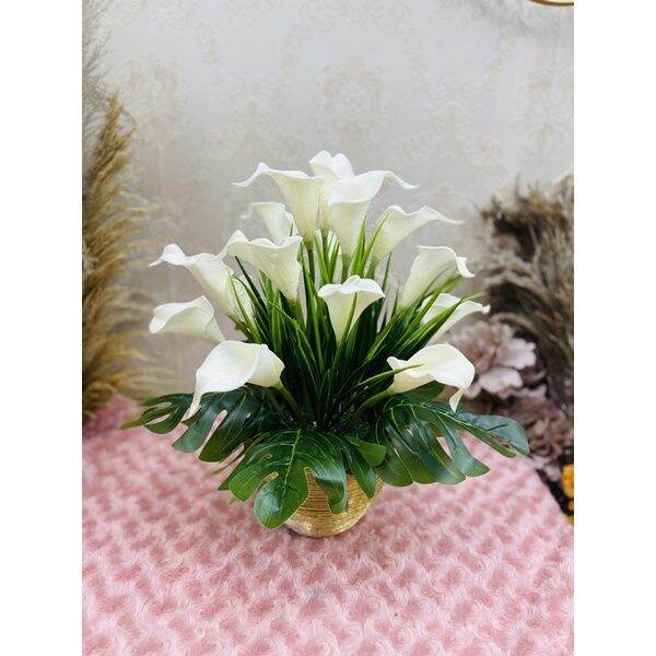 Ready stock cala lily siap gubah bunga hiasan rumah home decor bunga ...