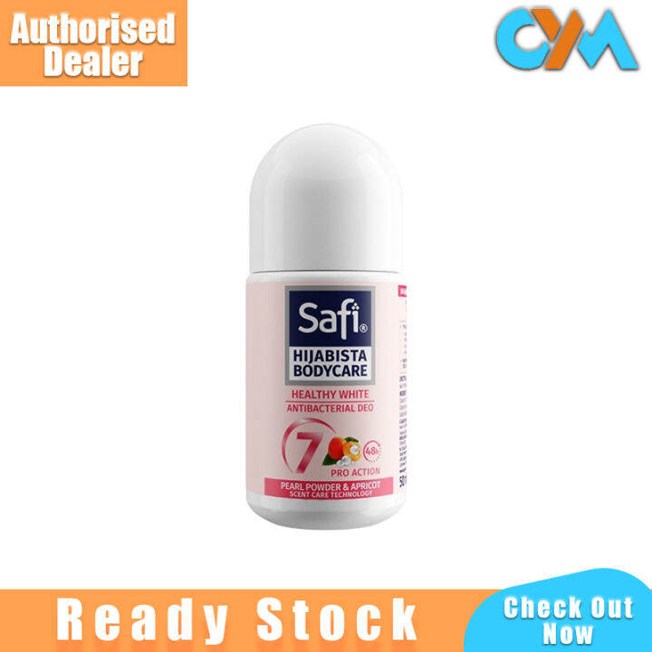 Safi Hijabista Body Care Deodorant Roll On Healthy White 50ml Halal ...