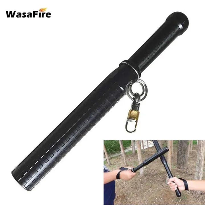 Telescopic Baton Flashlight Self Defense Q5 LED Torch Tactical Baseball ...