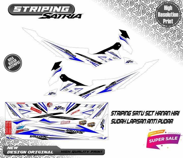 striping variasi satria fu facelift type s keren terbaru | Lazada Indonesia