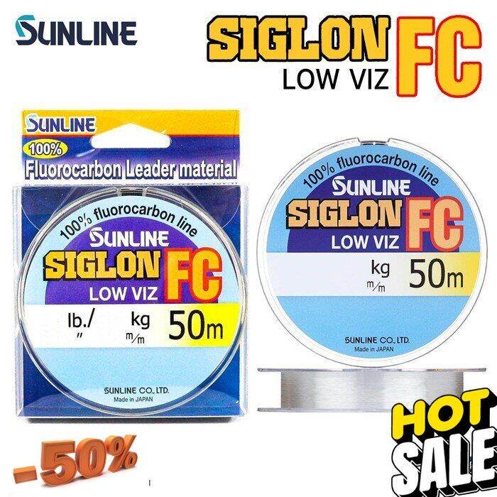 DD2704 สายฟูโล Sunline SIGLON FC Fluorocarbon 100% ยาว 50 เมตร | Lazada ...