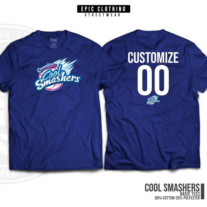 CREAMLINE COOL SMASHERS - CUSTOMIZE JERSEY NAME AND NUMBER | Lazada PH
