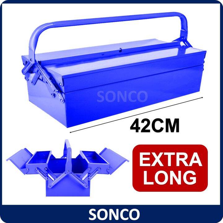 2 Layer Heavy Duty Metal Tool Box Metal Cantilevel DUA LAYER METAL TOOL ...