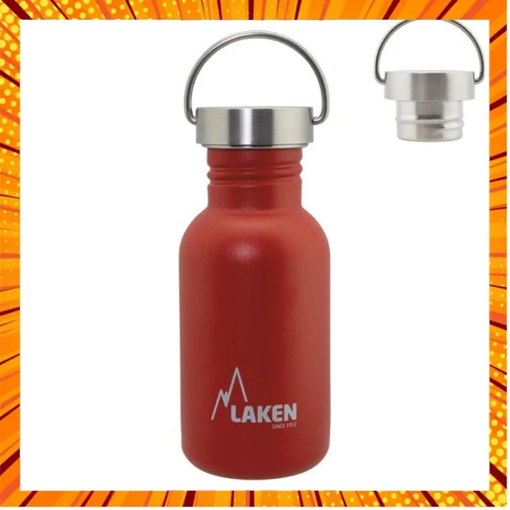 Laken Basic Steel Bottle 0.5L Stainless Steel Cap ขวดน้ำสแตนเลสรุ่นใหม่ ...