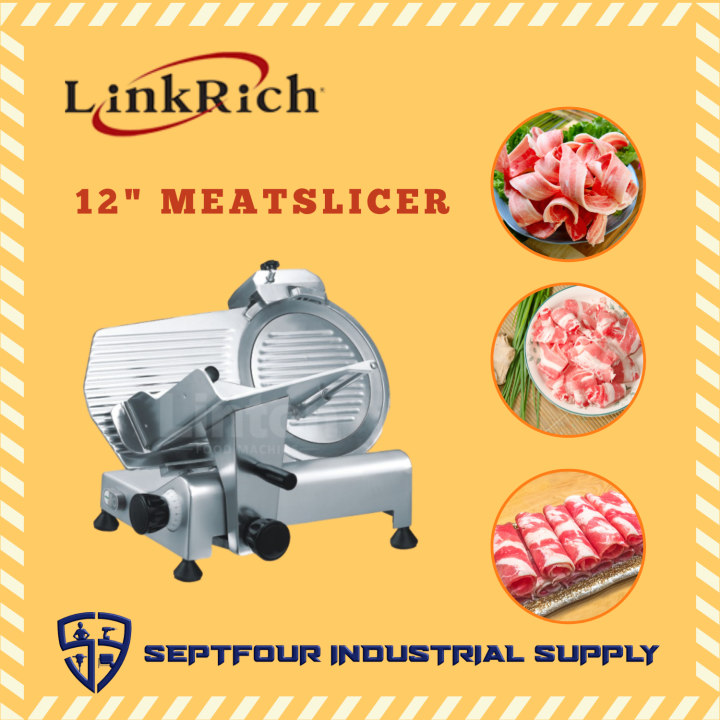 Linkrich 12" 420w Meat Slicer SL-300ES-12 (for samgyupsal | pork and ...