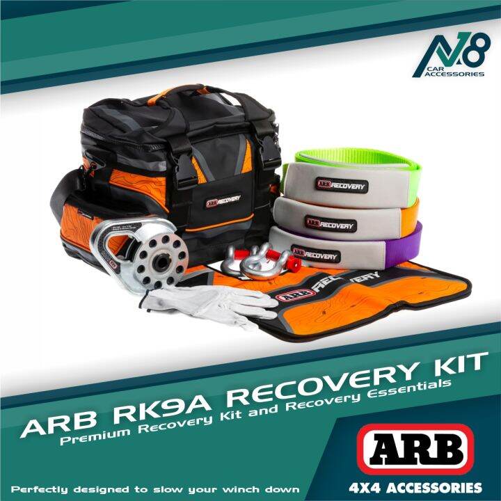 ARB RK9A Premium Recovery Kit for Any Offroad Adventure, Recovery ...