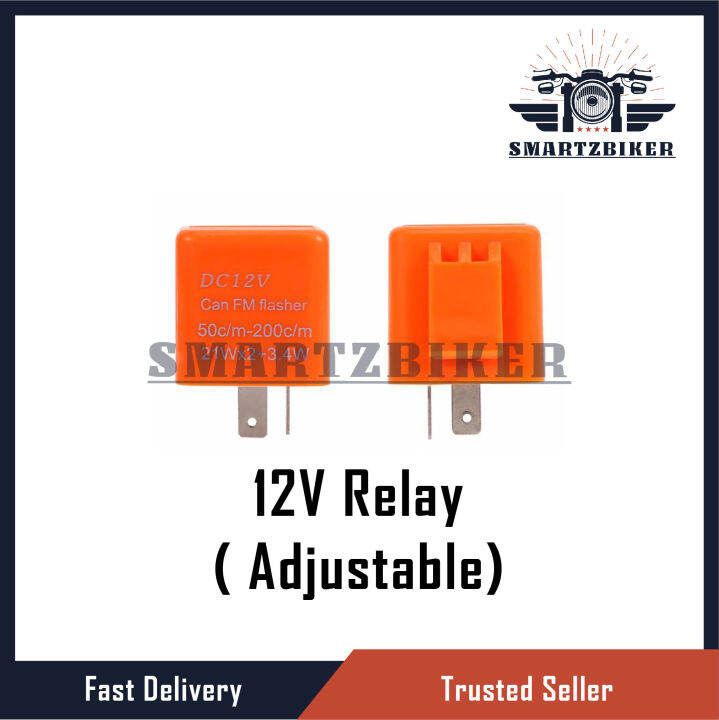 12V Adjustable LED Signal Condenser Flasher Relay Kondenser Isyarat LED ...