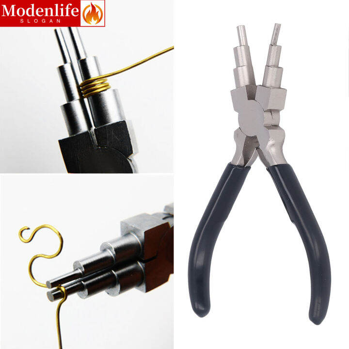 [Modenlife] 6 Segment Winding Pliers Round Nose Metal Wire Bending ...