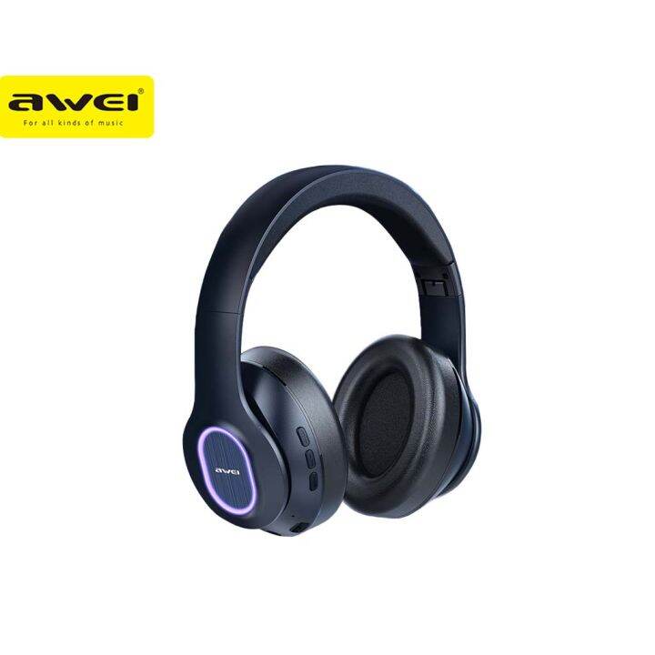 Awei A100BL Wireless Stereo Headphone Foldable with Built-in Mic Strong ...