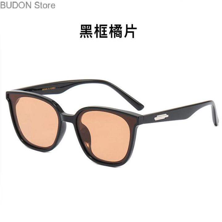 BUDON Store Gm สีน้ำตาลแว่นตากันแดดผู้หญิงฤดูร้อนครีมกันแดด Tomy แว่นตา ...