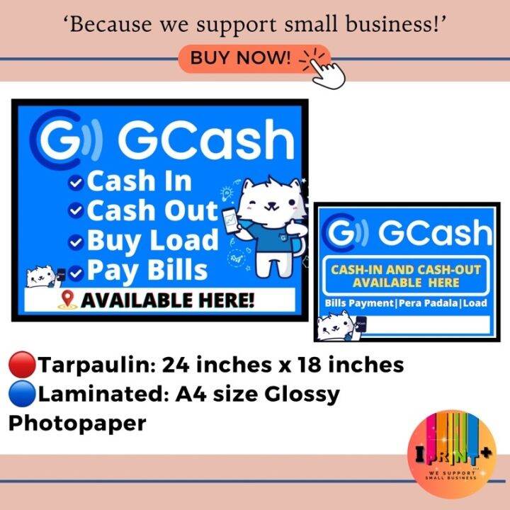 Tarpaulin!! GCash Tarpaulin with Laminated Rates | Lazada PH
