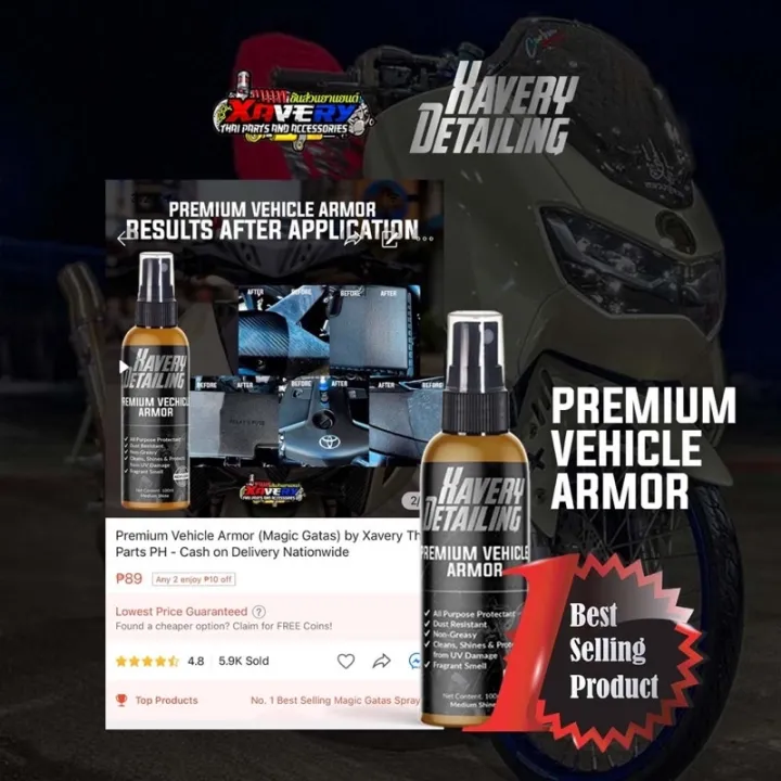 Premium Vehicle Armor (Magic Gatas) by Xavery Thai Parts PH - Cash on ...